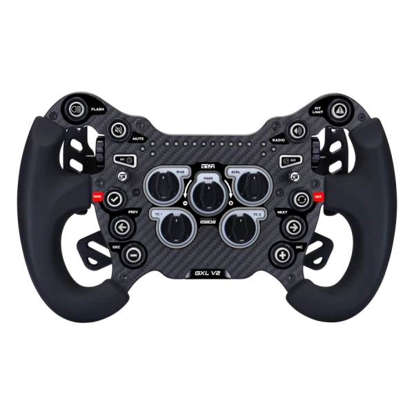 GSI GXL V2 SimRacing Wheel Blackout 4 Paddles Aluminium