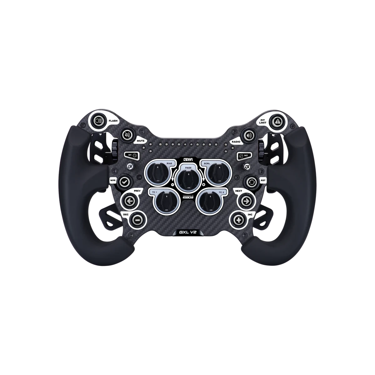 GSI GXL V2 SimRacing Wheel Panda 4 Paddles Carbon